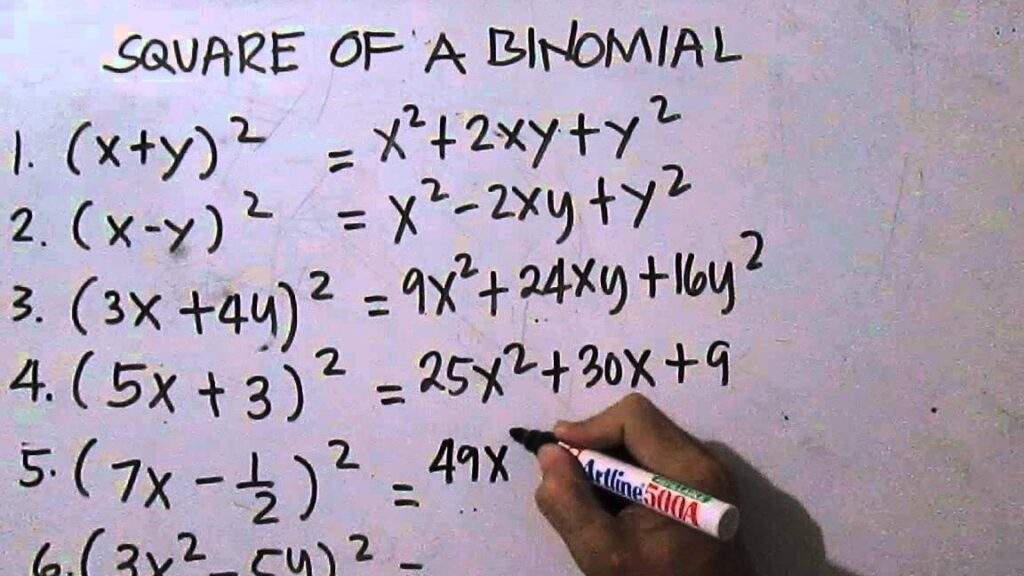 Cómo calcular el binomio al cuadrado en matemáticas: paso a paso