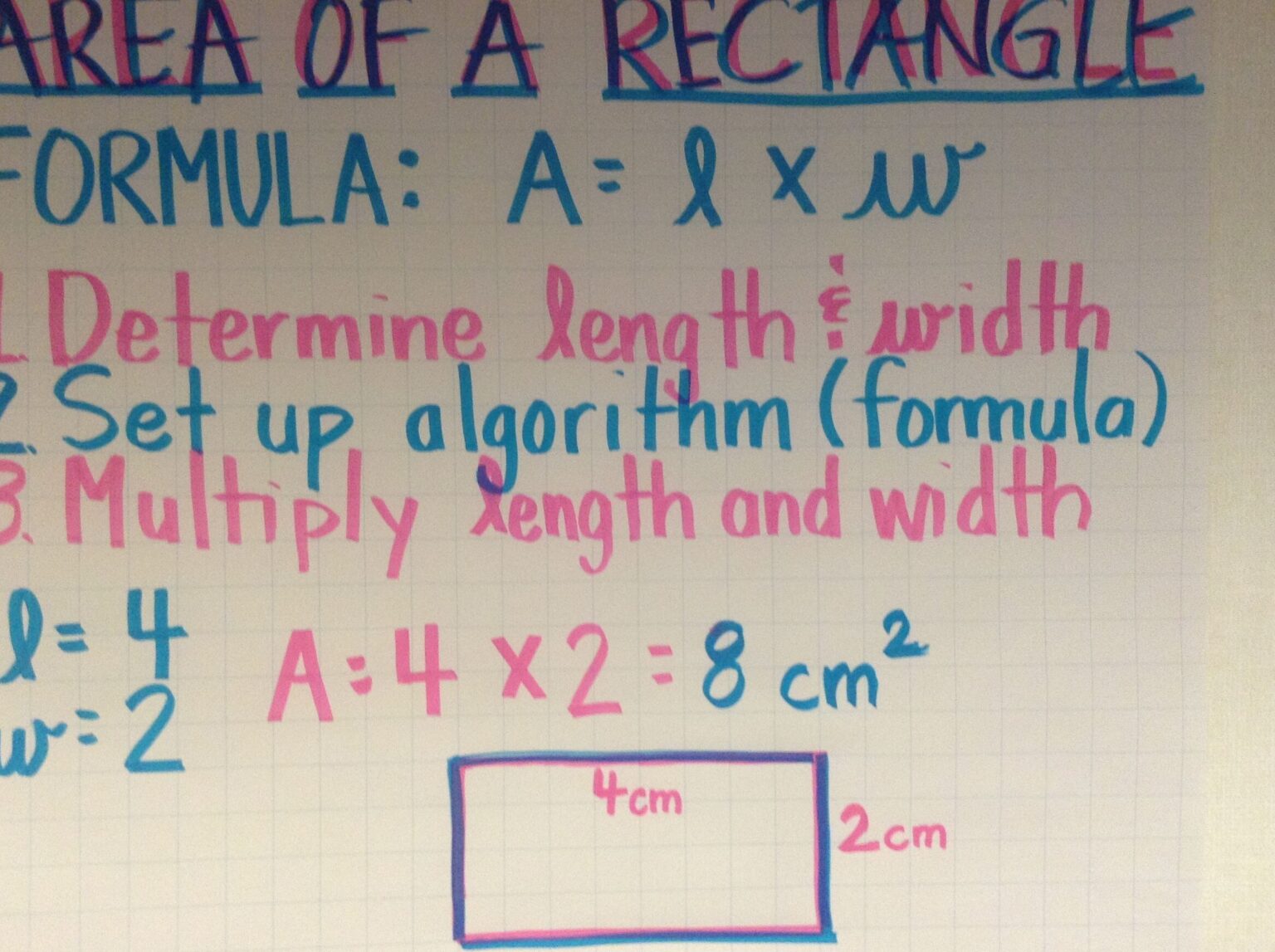 Fórmula para calcular el área de un rectángulo utilizando el perímetro
